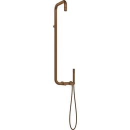 Neuesbad Serie 600 Duschsystem mit Thermostatarmatur, bronze geb&uuml;rstet NB1DENQS_C4XT1