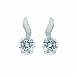 Adelia&acute;s Paar Ohrh&auml;nger ADELIA ́S "Ohrstecker Ohrringe 925 Silber mit Zirkonia &ndash; Silberohrringe", silber, Ohrringe, Damen, Damen, Silber 925 (Sterlingsilber), Silberohrringe