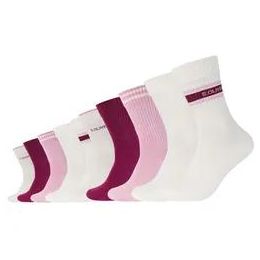Socken s.Oliver "10er Pack", Damen, Gr. 35-38, lila (lavender), 47% Baumwolle, 20% Baumwolle, 29% Polyester, 3% Elasthan, 1% Polyamid, gestreift, Socken Socken
