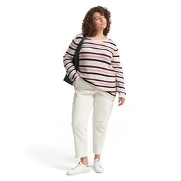 Tom Tailor sheego Gro&szlig;e Gr&ouml;&szlig;en Strickpullover, rose ottoman knit, Gr&ouml;&szlig;e 48 - Damen