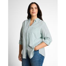 Tom Tailor sheego Gro&szlig;e Gr&ouml;&szlig;en Shirtbluse, new blue haze, Gr&ouml;&szlig;e 54 - Damen