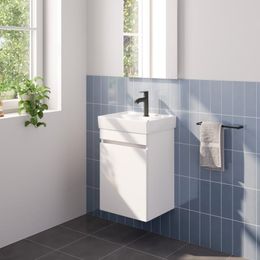 Villeroy & Boch Villeroy & Boch Collaro Handwaschbecken, evineo ineo5 evo Unterschrank B: 43 cm, mit 1 T&uuml;r, mit Griffmulde,, 43344501+BE0722WM,