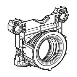 Geberit ONE WC Anschlussstutzenhalter, 243984001,