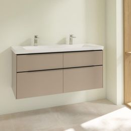 Villeroy & Boch Villeroy & Boch Subway 3.0 Schrank mit Doppelwaschtisch, 4 Ausz&uuml;ge, 4A70D1R1+C60201VM,