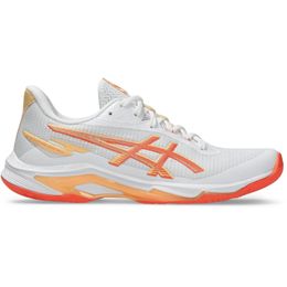 asics NETBURNER BALLISTIC FF 4 Hallenschuhe Damen - Gr&ouml;&szlig;e 39 1/2 - wei&szlig;
