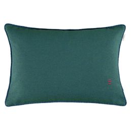 Dekokissen Esprit "Fun", gr&uuml;n (dunkelgr&uuml;n, unifarben), B:58cm H:0,5cm L:38cm, Polyester, Dekokissen_Sitzkissen_Kissenh&uuml;llen