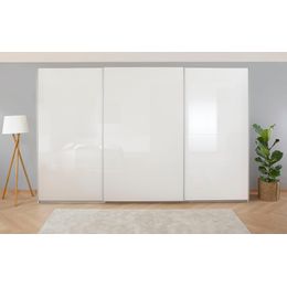 Schwebet&uuml;renschrank Rauch "Kleiderschrank Schrank Garderobe KOLUNA mit Hochglanz-Front", alpinwei&szlig;, hochglanz wei&szlig;, B:360cm H:210cm T:62cm, Holzwerkstoff, Schr&auml;nke, Schwebet&uuml;renschrank, Breiten 203/271/315/360 cm H&ouml;hen 210/229 cm MADE IN GERMANY