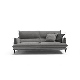 2,5-Sitzer Egoitaliano "FUNNY, hochwertiges und aktuelles Design, bequeme R&uuml;ckenlehne", grau, B:210cm H:90cm T:95cm, 100% Polyester, Sofas, toller Sitzkomfort