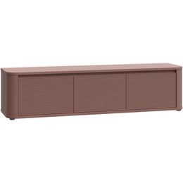 TV-Board FORTE, terracotta, B:168cm H:41,5cm T:41,3cm, Holzwerkstoff, Sideboards, TV-Board, B/H/T 168/41,5/41,3 cm Soft Close, Stauraum, MDF Front