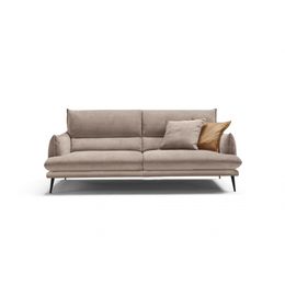 2,5-Sitzer Egoitaliano "FUNNY, hochwertiges und aktuelles Design, bequeme R&uuml;ckenlehne", beige, B:210cm H:90cm T:95cm, 100% Polyester, Sofas, toller Sitzkomfort