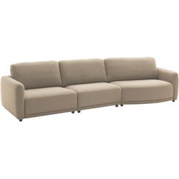 Sch&ouml;ner Wohnen Kollektion 3-Sitzer "Wonder, Modernes Design mit sanfter Rundung", nature, B:349cm H:86cm T:125cm, 99% Polyester, 1% Polyacryl, SCH&Ouml;NER WOHNEN-KOLLEKTION, Sofas, Organische Form, Kammerkissen-Komfort & XXL-Ma&szlig;e