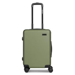 Trolley SMARTBOX "Edition 05 4 Rollen Kabinentrolley 55 cm", Gr. 46 l, oliv, ABS, Koffer