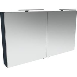 Spiegelschrank Welltime "Lacona", transparent, B:120cm H:68cm T:15,8cm, Holzwerkstoff, Schr&auml;nke, Spiegelschrank