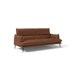 2,5-Sitzer Egoitaliano "FUNNY, hochwertiges und aktuelles Design, bequeme R&uuml;ckenlehne", braun (erdbraun), B:210cm H:90cm T:95cm, Sofas, toller Sitzkomfort