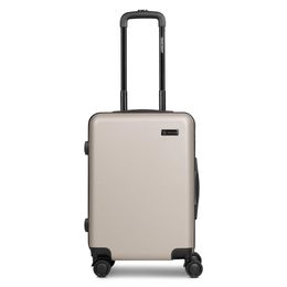 Trolley SMARTBOX "Edition 05 4 Rollen Kabinentrolley 55 cm", Gr. 46 l, sanftes wei&szlig;, ABS, Koffer