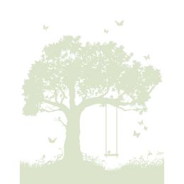 Kindertapete marburg, gr&uuml;n (wei&szlig;, gr&uuml;n), B:2,12m L:2,7m, Vlies, Tapeten, moderne Tapete f&uuml;r Wohnzimmer Schlafzimmer K&uuml;che
