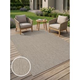 Teppich OTTO HOME "Nollan, In- und Outdoor geeignet, Balkon, Camping", beige, B:155cm H:8mm L:230cm, Kunstfaser, Teppiche, Teppich, Wetterfest & UV-best&auml;ndig, Esszimmer, Wohnzimmer