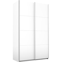 Schwebet&uuml;renschrank Rauch "Quadra Kleiderschrank Schrank Gaderobe", wei&szlig;, B:136cm H:230cm T:62cm, Holzwerkstoff, Schr&auml;nke, Schwebet&uuml;renschrank, mit M&ouml;glichkeit zur individuellen Frontgestaltung, leichtg&auml;ngige T&uuml;ren