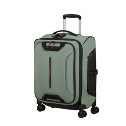 Weichgep&auml;ck-Trolley Samsonite "ECODIVER, verschiedene Gr&ouml;&szlig;en und Farben", Gr. B/H/T: 40cm x 55cm x 23cm 50 l, light sage, Nylon, Polyester, Basic, Koffer, mit Rei&szlig;verschluss-Deckelfach und Fronttasche