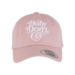 Snapback Cap "Upscale by Mister Tee Upscale Baby don't Cry Dad Cap", Herren, Gr. onesize, pink, 100% Baumwolle, UPSCALE BY MISTER TEE, Caps