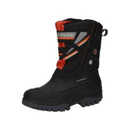 Winterstiefel Spirale "Frodo" Gr. 27, schwarz (schwarz, orange), 27, Obermaterial: 100% Synthetik synthetic., Schuhe, Winterstiefel