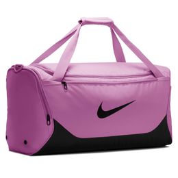 Sporttasche Nike "NK BRSLA M DUFF - X", lt magenta, schwarz, wei&szlig;, Obermaterial: 100% Polyester, Taschen Sporttasche, f&uuml;r Erwachsene, mit Rei&szlig;verschlusstasche vorne