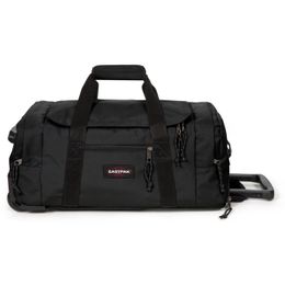 Weichgep&auml;ck-Trolley Eastpak "Leatherface S +", Gr. B/H/T: 34cm x 55cm x 26cm 41 l, schwarz, Polyester, unifarben, Basic, Koffer, mit ausreichend Platz