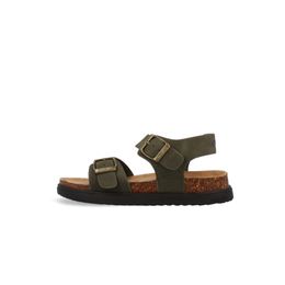 O`Neill Sandale O'NEILL "POLLY SANDAL LOW JR", M&auml;dchen, Gr. 30, schwarz olive, Synthetik, Schuhe Sandale