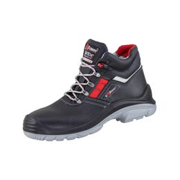 Sicherheitsschuh U-Power "Devastate" Gr. 48, schwarz (schwarz, rot), 48, Obermaterial: 100% Rindsleder Leather cow., Schuhe