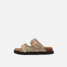 O`Neill Sandale O'NEILL "HALEIWA SLIDER LOW JR", M&auml;dchen, Gr. 35, leopard, Synthetik, Schuhe Sandale
