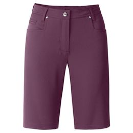 Bermudas DEPROC Active "KENORA URBAN Short & kurze Hose", Damen, Gr. 34 (XS), Normalgr&ouml;&szlig;en, lime, 97% Polyester; 3% Elasthan, Hosen Bermudas, In melierter Optik