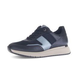 Sneaker Gabor "Sneaker low", Damen, Gr. 36, blau, Schuhe Sneaker