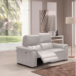 2-Sitzer Egoitaliano "Capucine hoher Sitzkomfort, erstklassiger Relaxkomfort, elegant", grau (stone), B:154cm H:99cm T:97cm, Sofas, wahlweise mit elektrisch oder manuell verstellbarer Relaxfunktion