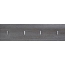 Garderobenpaneel Home Affaire "Sovana", eichefarben rauchsilber, B:80cm H:21cm T:2cm, FSC-zertifizierter Holzwerkstoff, Garderobenpaneele, Garderobenpaneel, Wandpaneel zur Wandmontage - (B/T/H) 80/2/21 cm