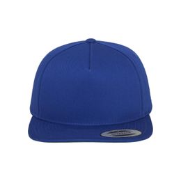 Flex Cap Flexfit "Flexfit Unisex Classic 5 Panel Snapback", Gr. onesize, royal, 100% Baumwolle, Caps