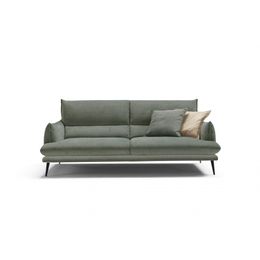 2,5-Sitzer Egoitaliano "FUNNY, hochwertiges und aktuelles Design, bequeme R&uuml;ckenlehne", gr&uuml;n, B:210cm H:90cm T:95cm, 100% Polyester, Sofas, toller Sitzkomfort