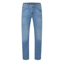Slim-fit-Jeans MAC "Arne", Herren, Gr. 34, L&auml;nge 34, authentic light blau used, Denim/Jeans, Obermaterial: 98% Baumwolle, 2% Elasthan, unifarben, slim fit lang, Jeans Slim-fit-Jeans