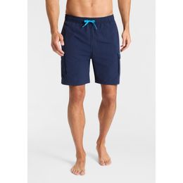 Badeshorts CMP, Herren, Gr. 46, N-Gr, navy, Obermaterial: 100% Polyamid. Futter: 100% Polyester, Badehosen Badeshorts, leichtes Obermaterial aus Polyamid, Futter aus Polyester