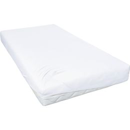 Spannbettlaken Primera "Jersey", wei&szlig;, B:70cm L:140cm, Jersey, Obermaterial: 100% Baumwolle, Bettlaken, Spannbettlaken, f&uuml;r Kindermatratzen, f&uuml;r Matratzengr&ouml;&szlig;e 70x140cm, 100% Baumwolle