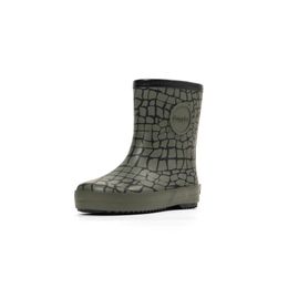Gummistiefel Druppies "Stiefel Nature Boot", M&auml;dchen, Gr. 20, gr&uuml;n (oliv, schwarz), Obermaterial: 100% Naturkautschuk NaRubber., Schuhe Gummistiefel