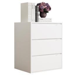 Kommode Vcm "Sideboard Kommode Nachttisch Schublade Malira L", wei&szlig;, B:65cm T:48cm, Sideboards, Kommode