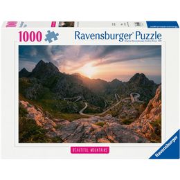 Puzzle Ravensburger "Beautiful Mountains, Serra de Tramuntana, Mallorca", bunt, Puzzles, KinderB:70cm H:50cm, Pappe, Made in Germany, B:70cm H:50cm