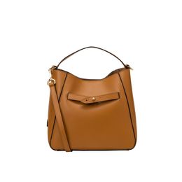 Marc O'Polo Umh&auml;ngetasche MARC O'POLO "aus edlem Kalbleder", Damen, Gr. B/H/T: 23cm x 22cm x 11cm, true camel, Leder, unifarben, Taschen Umh&auml;ngetasche