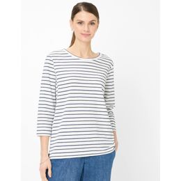 Kurzarmshirt Brax "Style BONNIE", Damen, Gr. 36, navy, 87% Baumwolle, 13% Polyester, Rundhals, Shirts