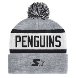 starters Bommelm&uuml;tze STARTER "Starter M&uuml;tze Pittsburgh Penguins Black Ice Beanie", Damen, Gr. onesize, mehrfarbig, 100% Polyacryl, M&uuml;tzen
