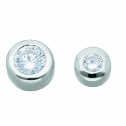Adelia&acute;s Kettenanh&auml;nger ADELIA&acute;S "Anh&auml;nger 925 Silber mit Zirkonia &ndash; Silberanh&auml;nger", silber, Schmuckanh&auml;nger, Damen, mit Zirkonia, Silber 925 (Sterlingsilber), Kettenanh&auml;nger, Silberanh&auml;nger