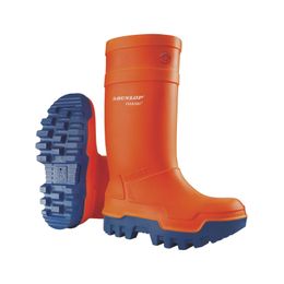 Sicherheitsstiefel Dunlop "Purofort Thermo+ full safety" Gr. 5, orange, 5, Obermaterial: 100% Textilmaterial TEXMAT., Schuhe