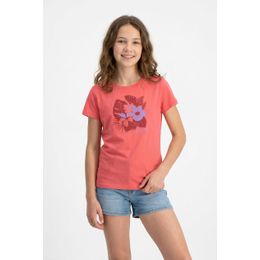 T-Shirt Icepeak "LEADVILLE JR", M&auml;dchen, Gr. 128, mandarine, Obermaterial: 100% Baumwolle, Shirts T-Shirt, f&uuml;r Kinder und Jugendliche, sportlicher Stil