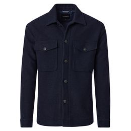 Langarmhemd Venti "Venti Hemdjacke kariert", Herren, Gr. 50, Normalgr&ouml;&szlig;en, dunkelblau, 95% Polyester, 5% Wolle, kariert, Hemden