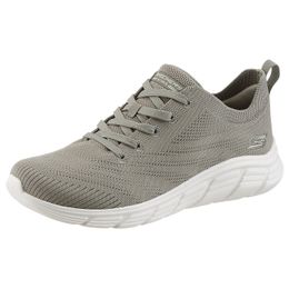 Sneaker Skechers "BOBS B FLEX LO-GRACEFUL STRIDE", Damen, Gr. 37, gr&uuml;n (olivgr&uuml;n), Textil, Schuhe Sneaker, mit leichter EVA-Laufsohle, Topseller
